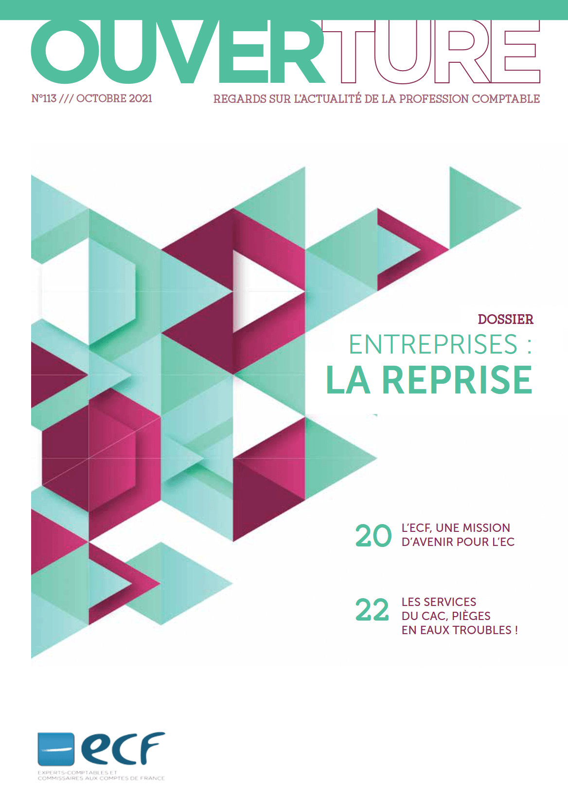 Le magazine Ouverture : la vitrine d'ECF